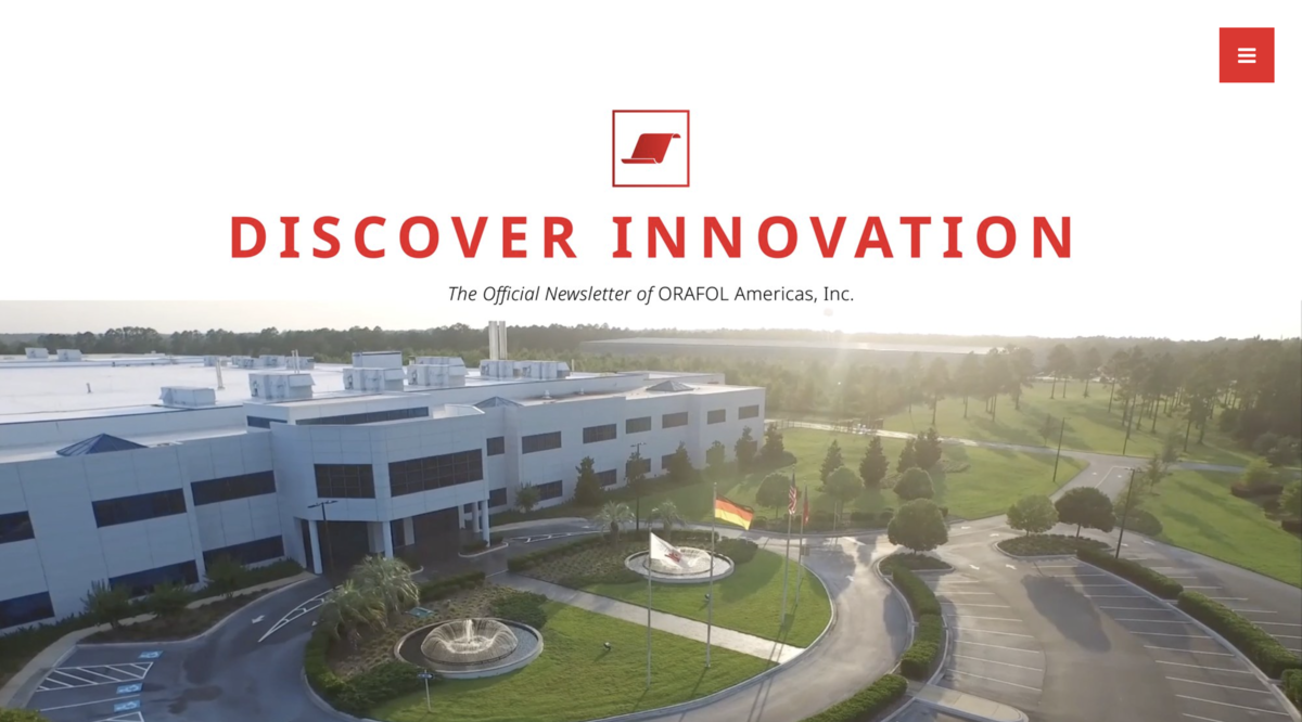 Discover Innovation, The Official Newsletter of ORAFOL Americas: ORAFOL Americas