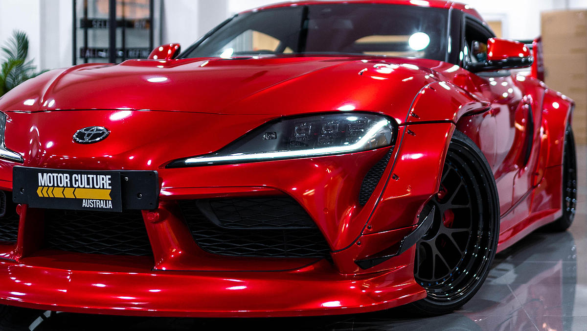 Toyota Supra gets a full overhaul in ORACAL® 970RA Luscious Lips ...
