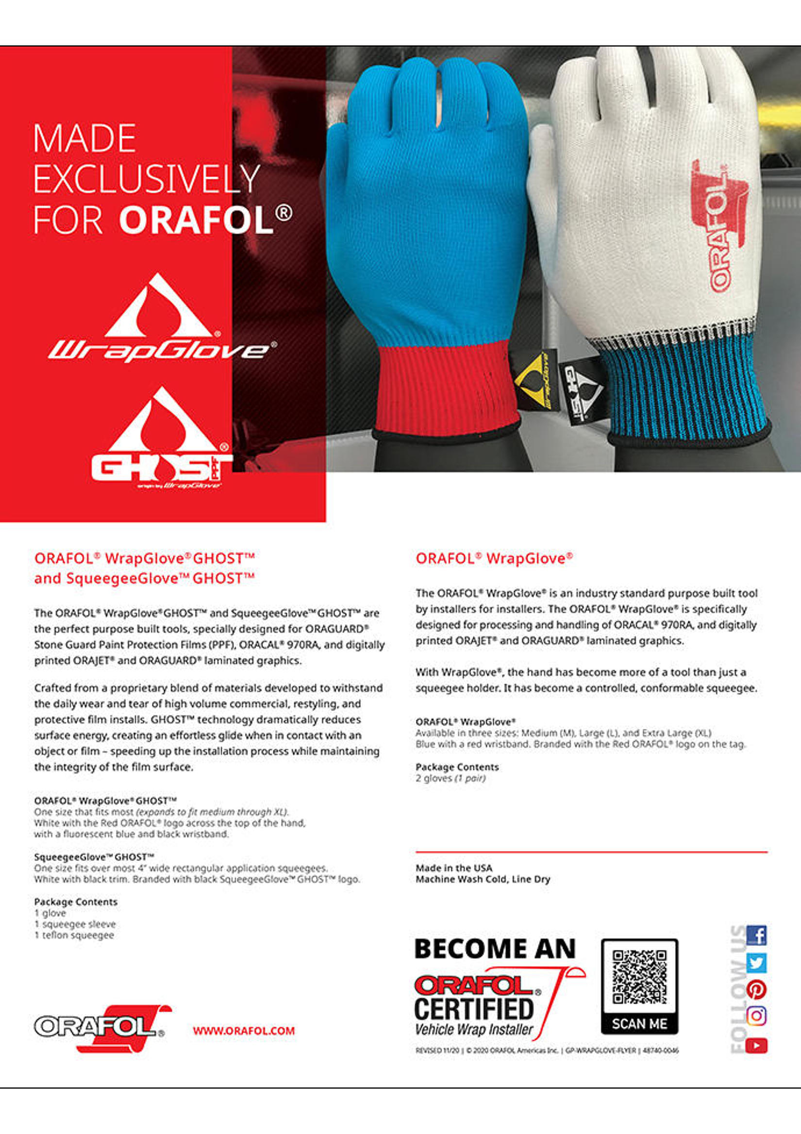 ORAFOL® WrapGlove® GHOST™: ORAFOL Americas