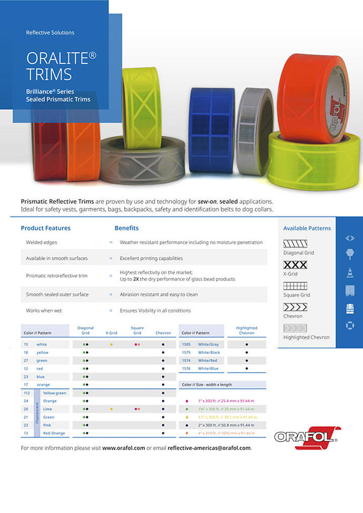 ORALITE® 5900 High Intensity Prismatic Grade: ORAFOL Americas
