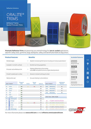 ORALITE® 5900 High Intensity Prismatic Grade: ORAFOL Americas